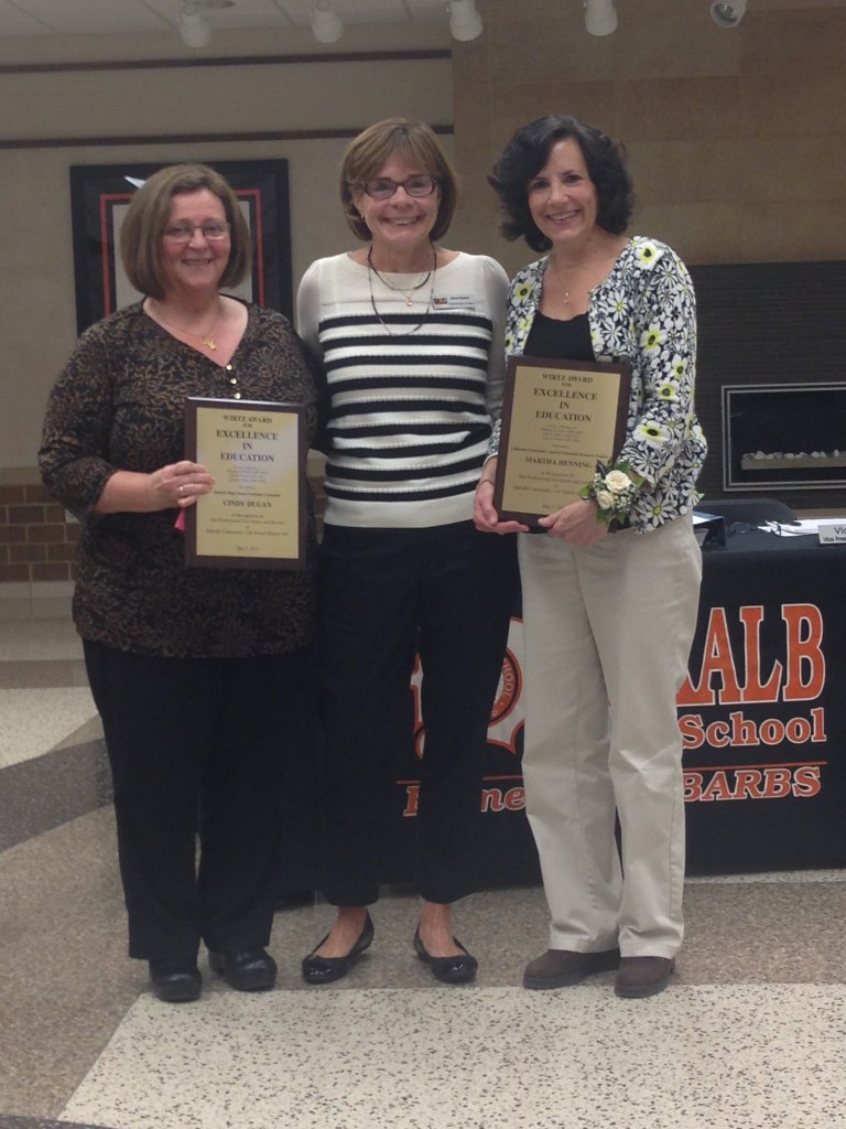 Dugan and Henning Receive 2015 Wirtz Award – DeKalb Education Foundation